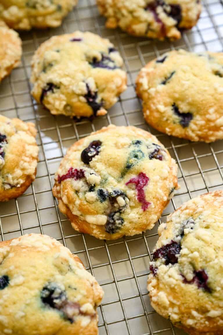 Blueberry Muffin Tops - Crowded Kitchen